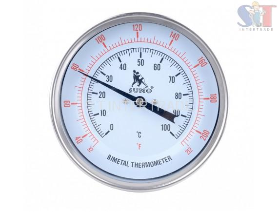 เกจวัดอุณหภูมิ 4" รุ่น TC430-100C ออกหลัง - STintertrade