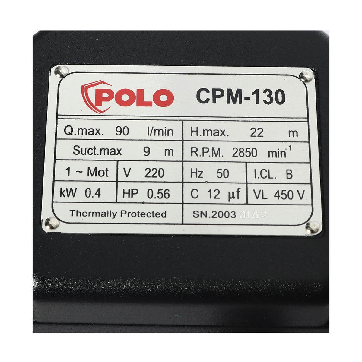 CPM-130 ปั๊มหอยโข่ง 0.5HP 1" - STintertrade