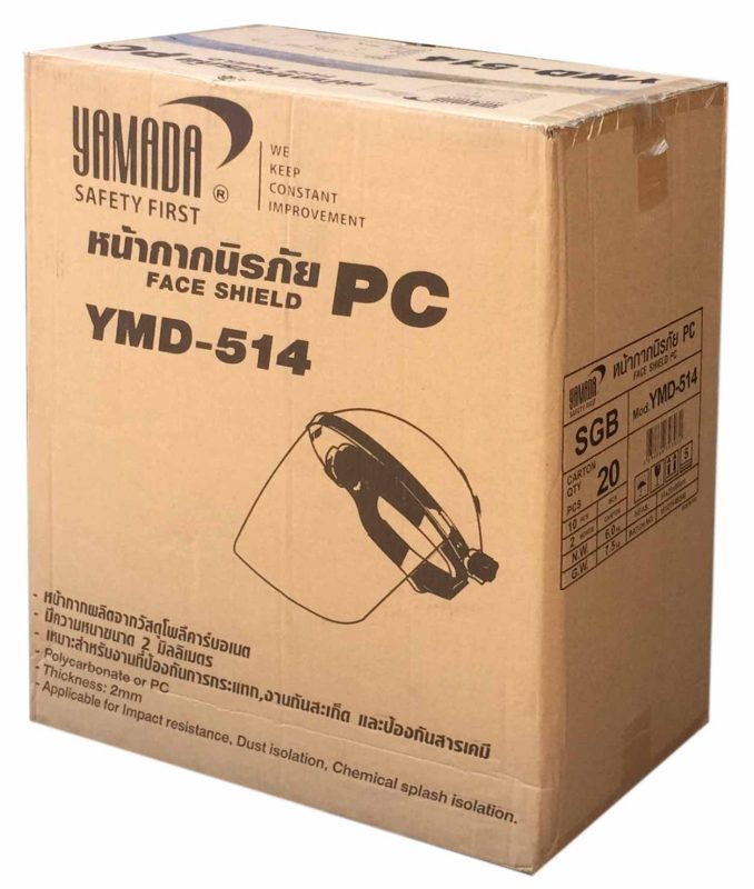 หน้ากากนิรภัย PC รุ่น YMD-514 YAMADA - STintertrade
