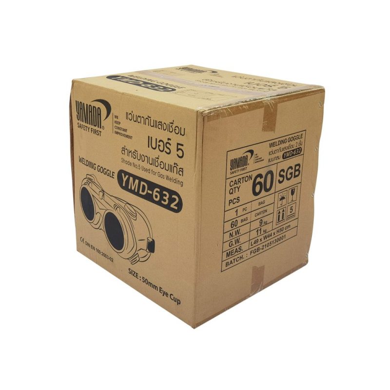 แว่นตากันแสงเชื่อม 2 ชั้น แบบกลม Mod.YMD-632 - STintertrade