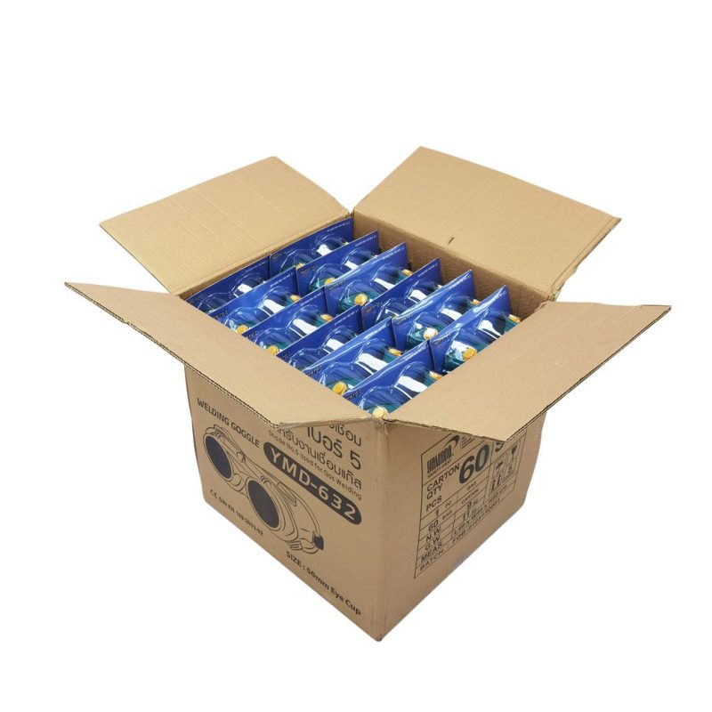 แว่นตากันแสงเชื่อม 2 ชั้น แบบกลม Mod.YMD-632 - STintertrade