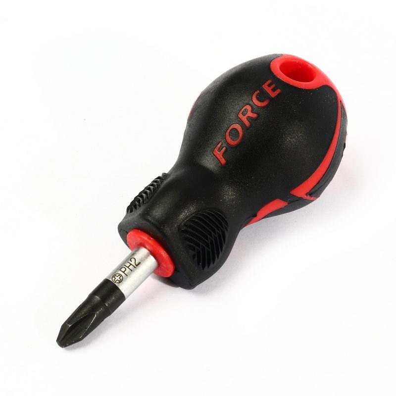 ไขควงปากแฉก หัวโต ก้านกลม FORCE ขนาด PH.2 รุ่น 7112S - STintertrade
