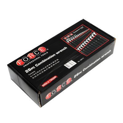 5261C ชุดประแจแหวนข้างปากตาย 26 ชิ้น FORCE ขนาด 6-32 มม. - STintertrade