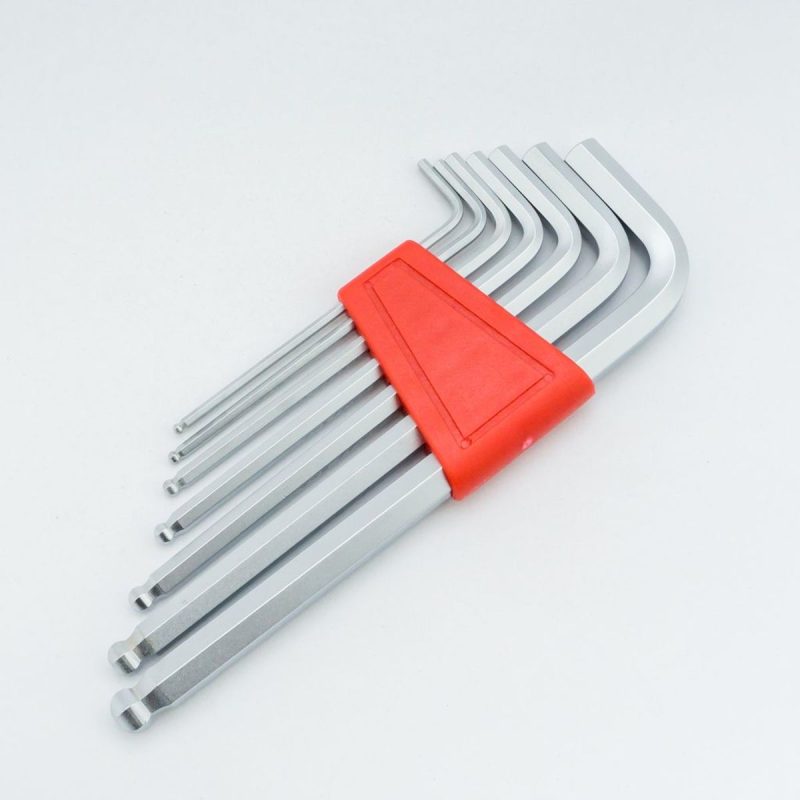 FORCE ชุดประแจแอลหกเหลี่ยมหัวบอล ก้านยาว รุ่น 5072LB จำนวน 7 ชิ้น (ฟอร ...