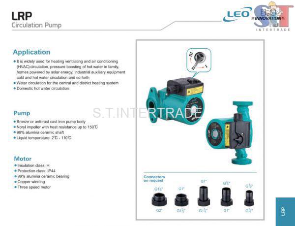 ปั๊มน้ำหมุนเวียนน้ำร้อน LRP25-50-180 - STintertrade