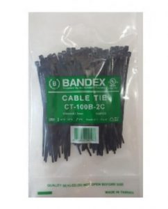 CT-100B-2C เคเบิ้ลไทร์ 4"ดำ (100เส้น/PACK) - STintertrade