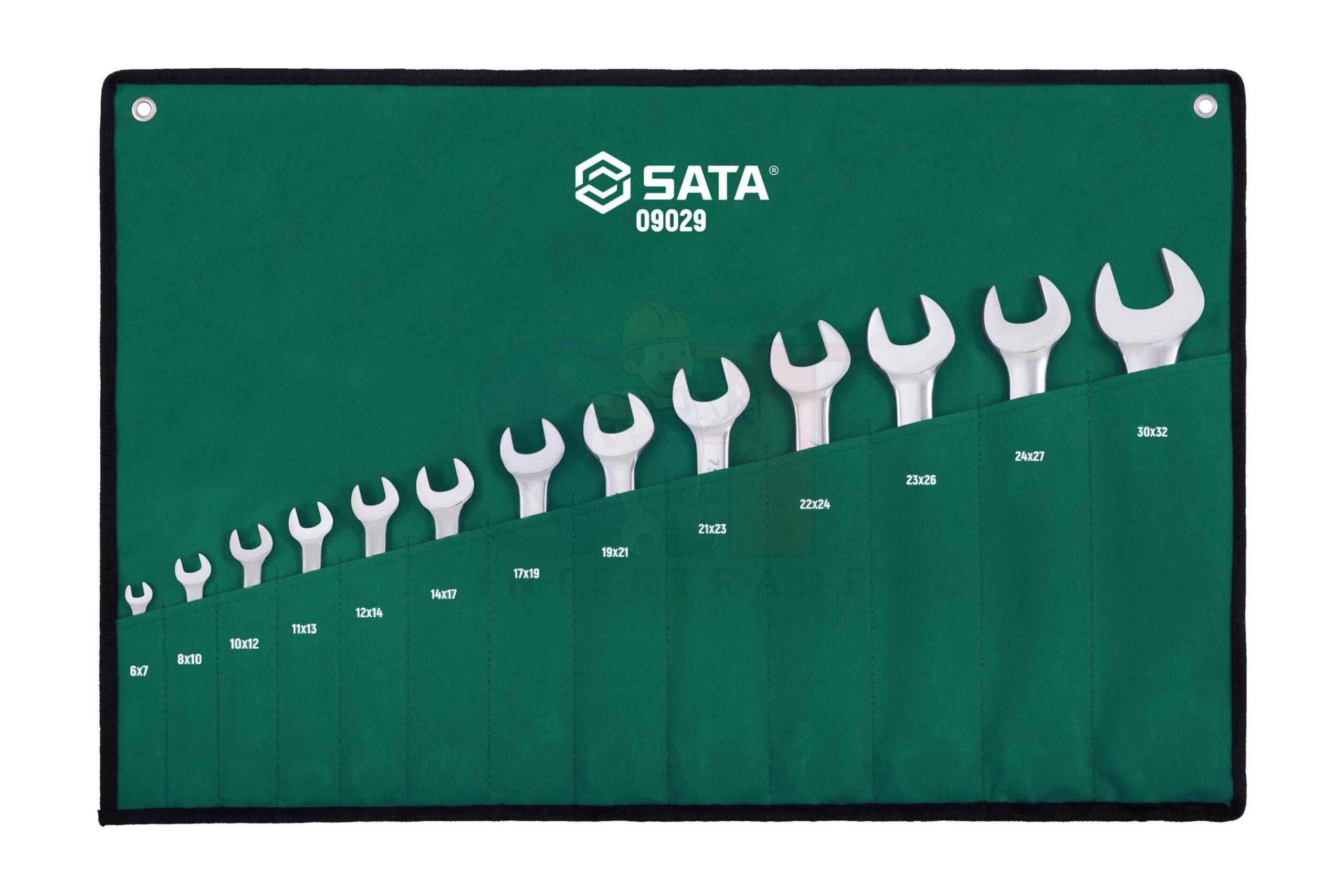 ชุดประแจปากตาย 2 ข้าง 14 ชิ้น SATA 09029 - STintertrade