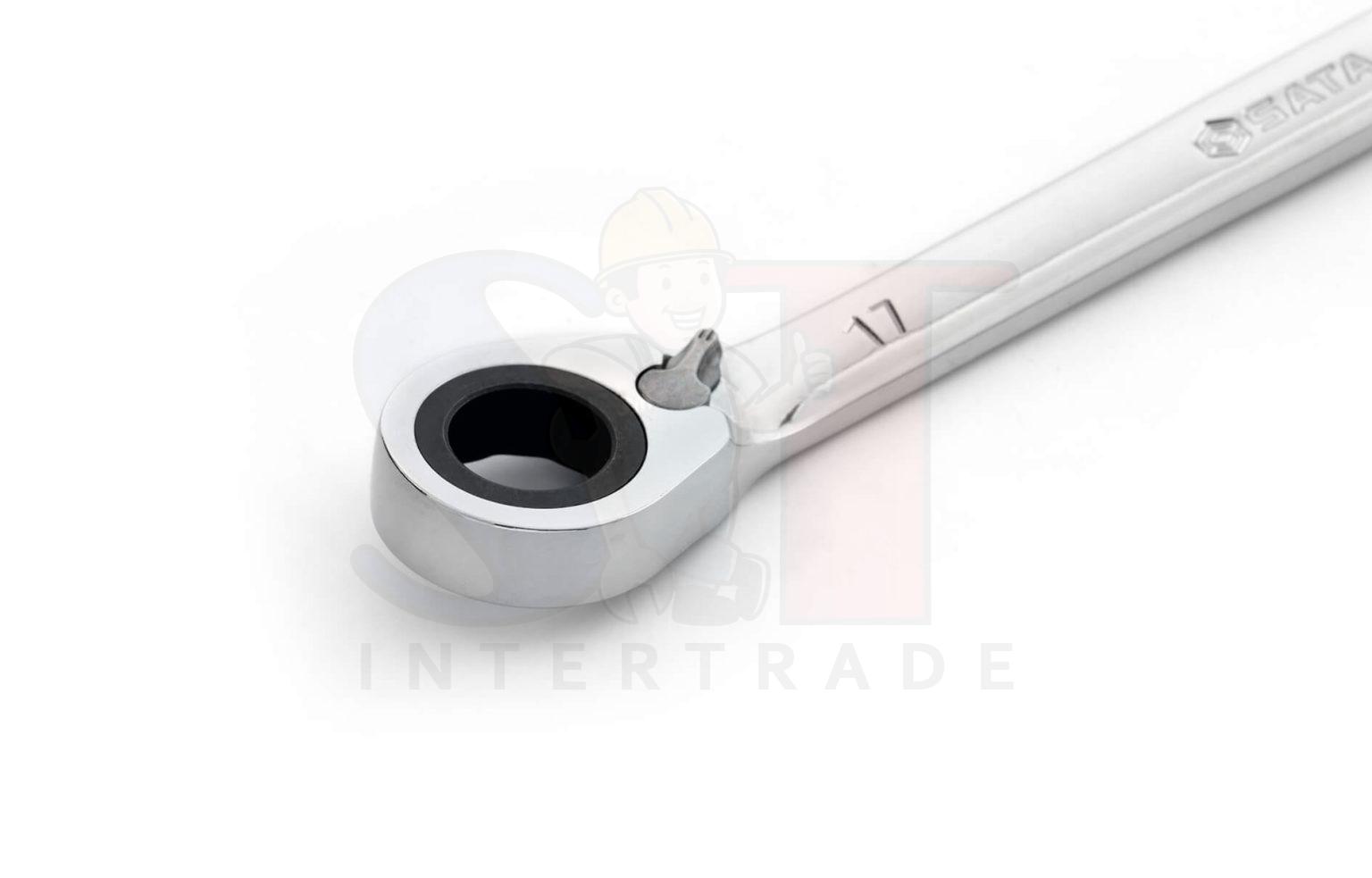 ประแจแหวนเกียร์ปากตาย ปรับซ้ายขวา 8 mm SATA 46601 - STintertrade