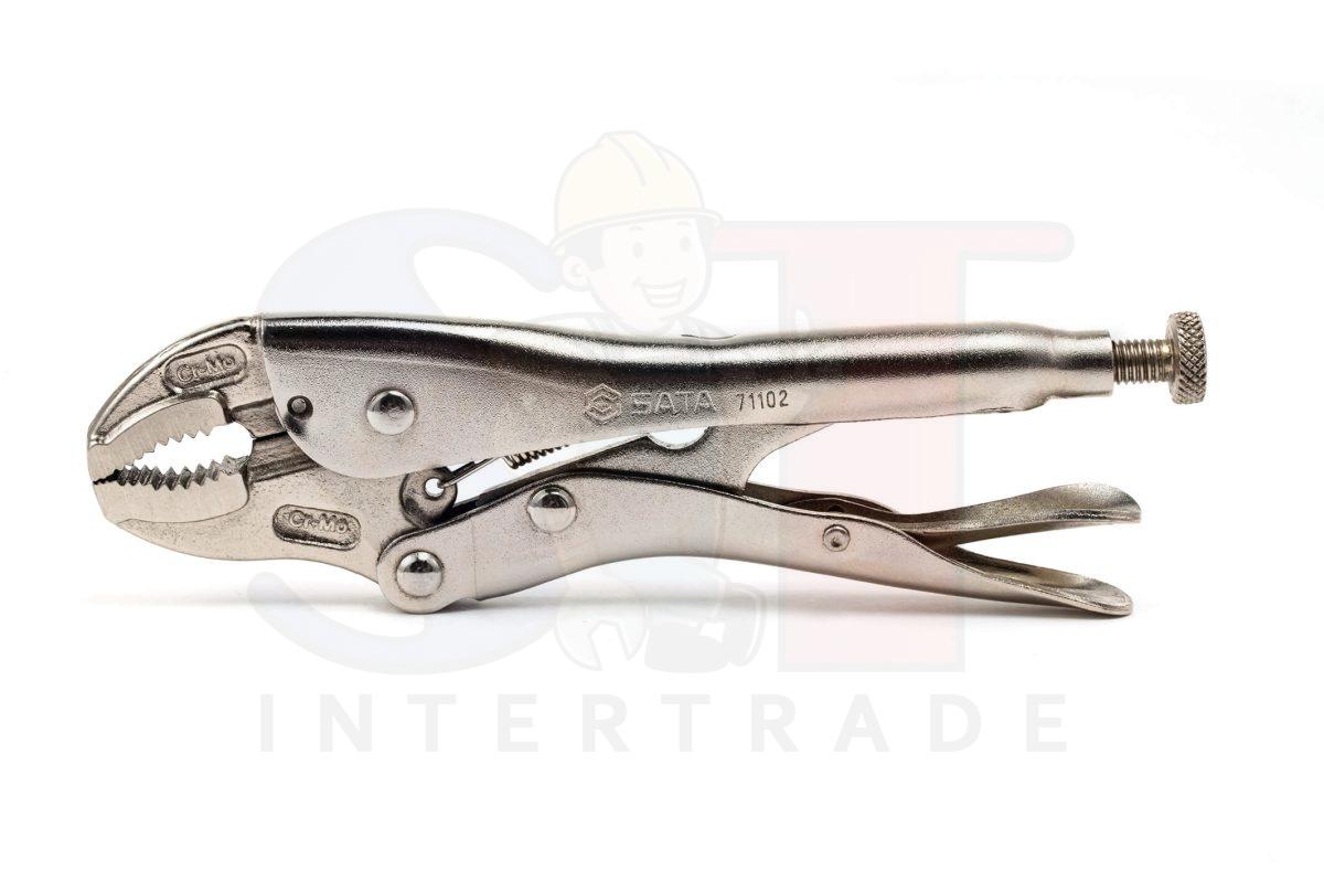 คีมล็อคปากโค้งขนาด 10 นิ้ว SATA 71103 - STintertrade