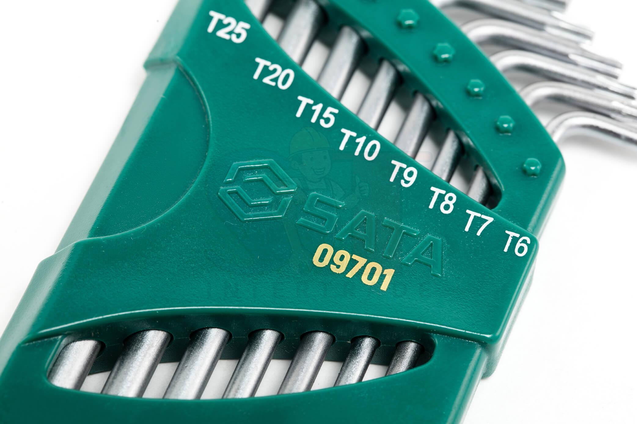 ชุดประแจหกเหลี่ยมหัวทอร์ค 8 ชิ้น SATA 09701 - STintertrade