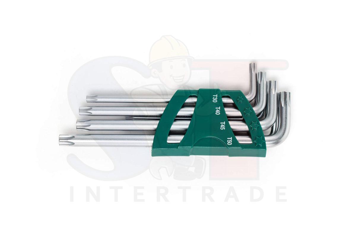 ชุดประแจหกเหลี่ยมหัวทอร์ค 9 ชิ้น SATA 09702 - STintertrade