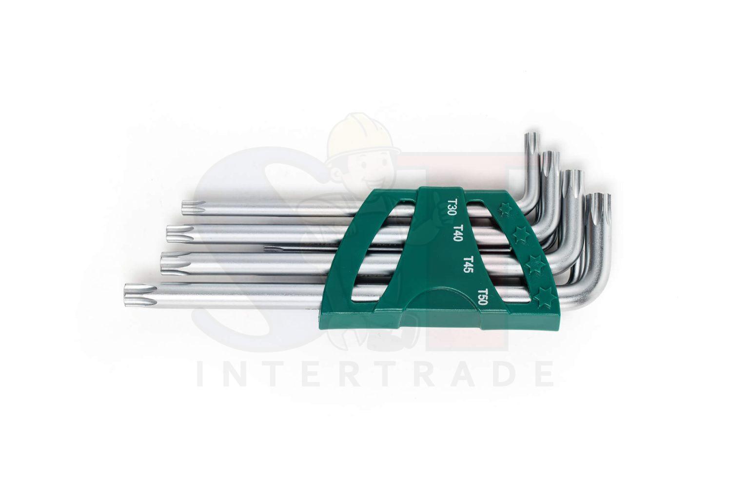 ชุดประแจหกเหลี่ยมหัวทอร์ค 9 ชิ้น SATA 09702 - STintertrade