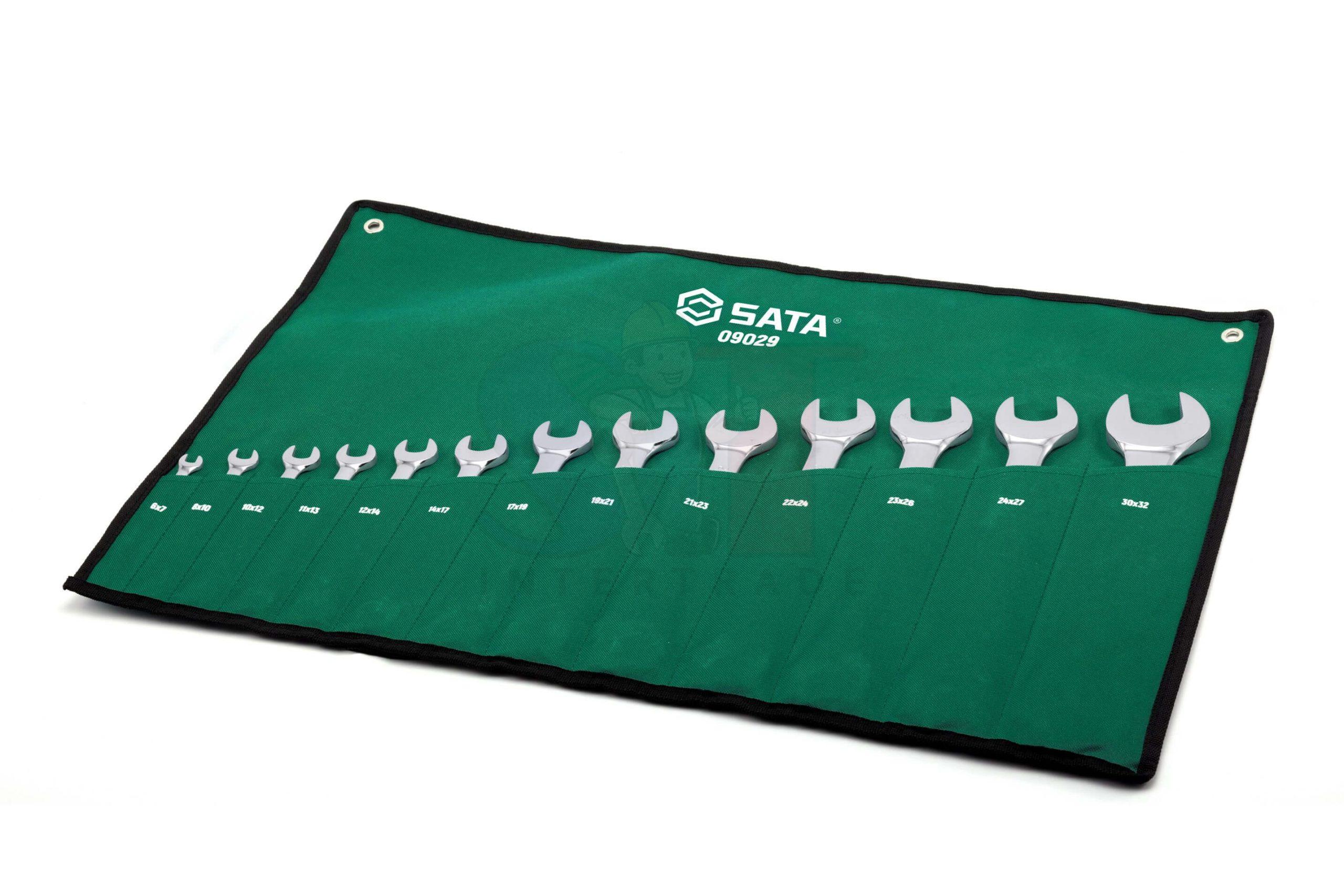 ชุดประแจปากตาย 2 ข้าง 14 ชิ้น SATA 09029 - STintertrade