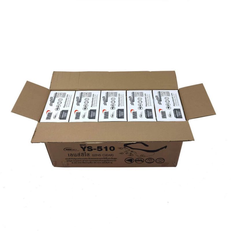 แว่นตานิรภัย YS-510 สีใส YAMADA - STintertrade